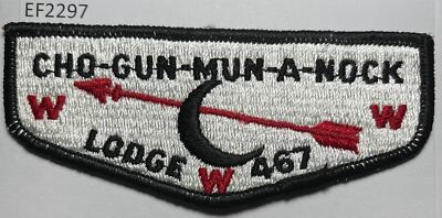 Boy Scout OA 467 Cho-Gun-Mun-A-Nock Lodge Flap | eBay