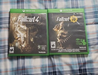 2 Fallout Video Game Lot Microsoft Xbox One Fallout 76 Games Fallout 4 ...