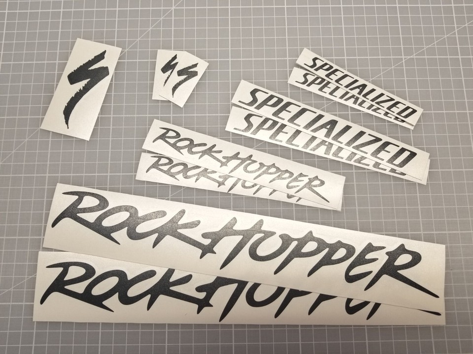 Specialized Rockhopper Classic Vintage Bike Frame Decal Set. Lots of ...