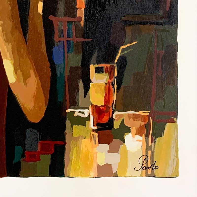 Nelly Panto "Red Dress" Hand Signed Limited Edition Serigraph on Paper ...