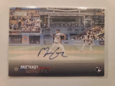 2023 Topps Stadium Club Autograph Michael Grove RC #SCBA-MGE Los ...