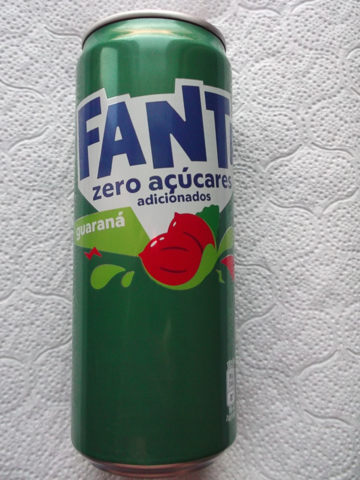 FANTA GUARANA ZERO PORTUGAL 2024 empty slim can 330ml top opened | eBay