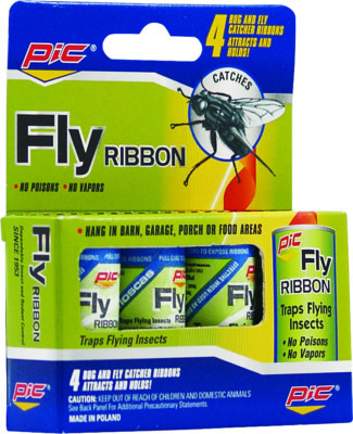 Bug Insect Fly Hanging Ribbon Trap Glue Catcher Sticky Tape Strip Rolls ...