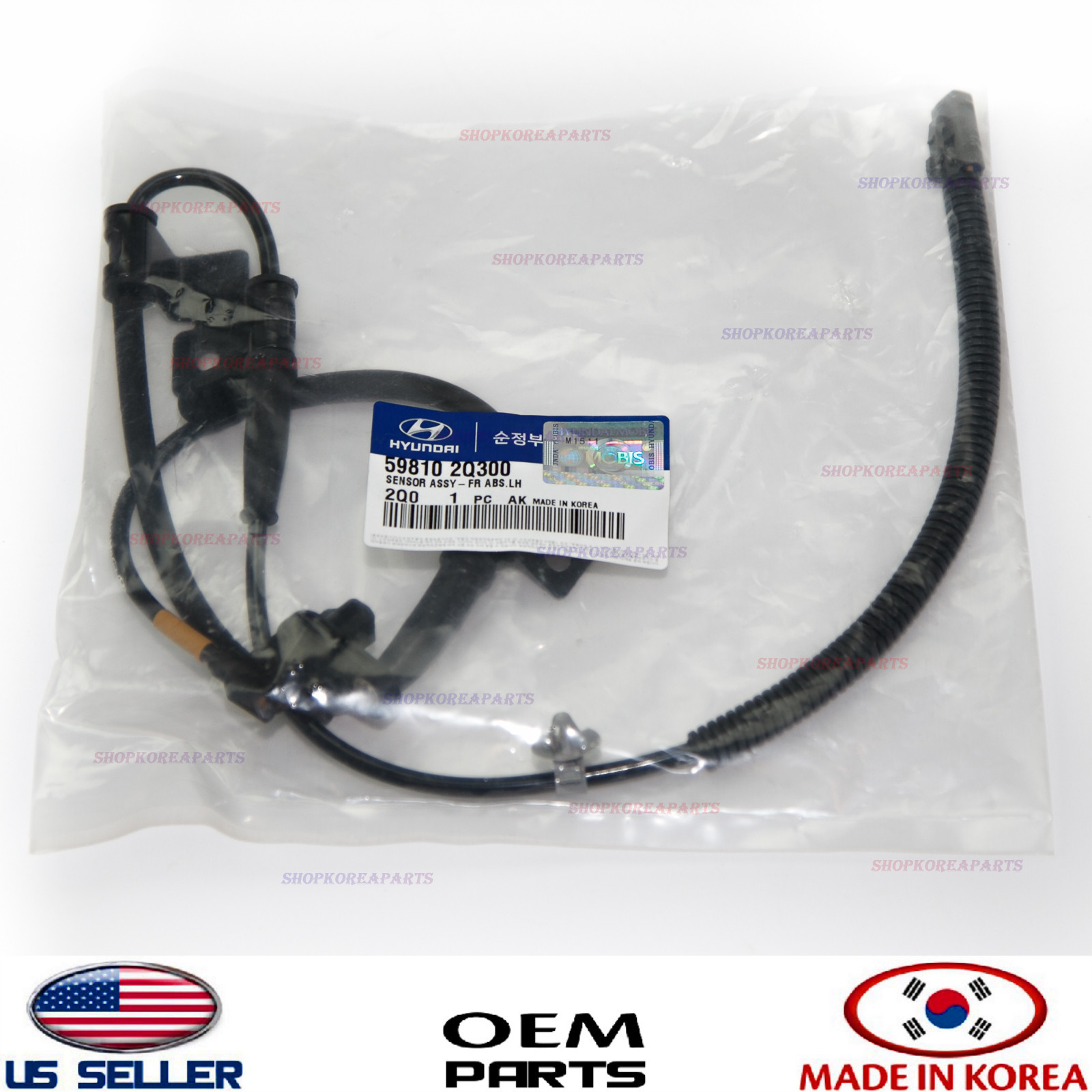 Genuine ABS Wheel Speed Sensor Front LEFT Driver Side ⭐OEM⭐ Kia Forte ...