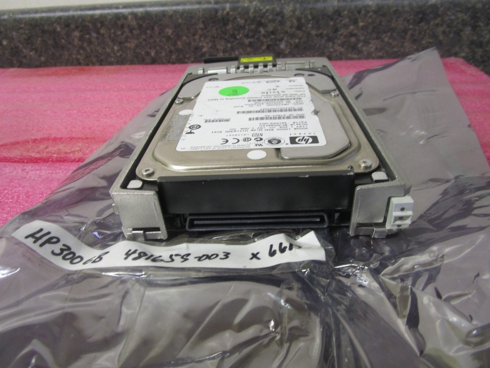 HP Compaq 300GB SCSI Hard Drive 481659-003 BF3008AFEC 15K U320 | eBay