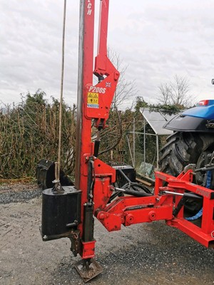 Protech P200S Post Knocker For Hire tractors Carmarthen West Wales ...