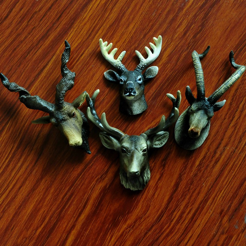 Wildlife Animal Head Fridge Magnets 3D Elk Deer Goat North America | eBay