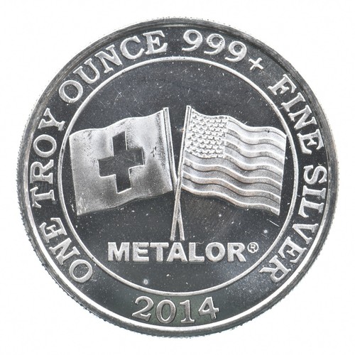 Limited SILVER 1 Troy Oz Round Metalor .999 Fine Silver *343 | eBay