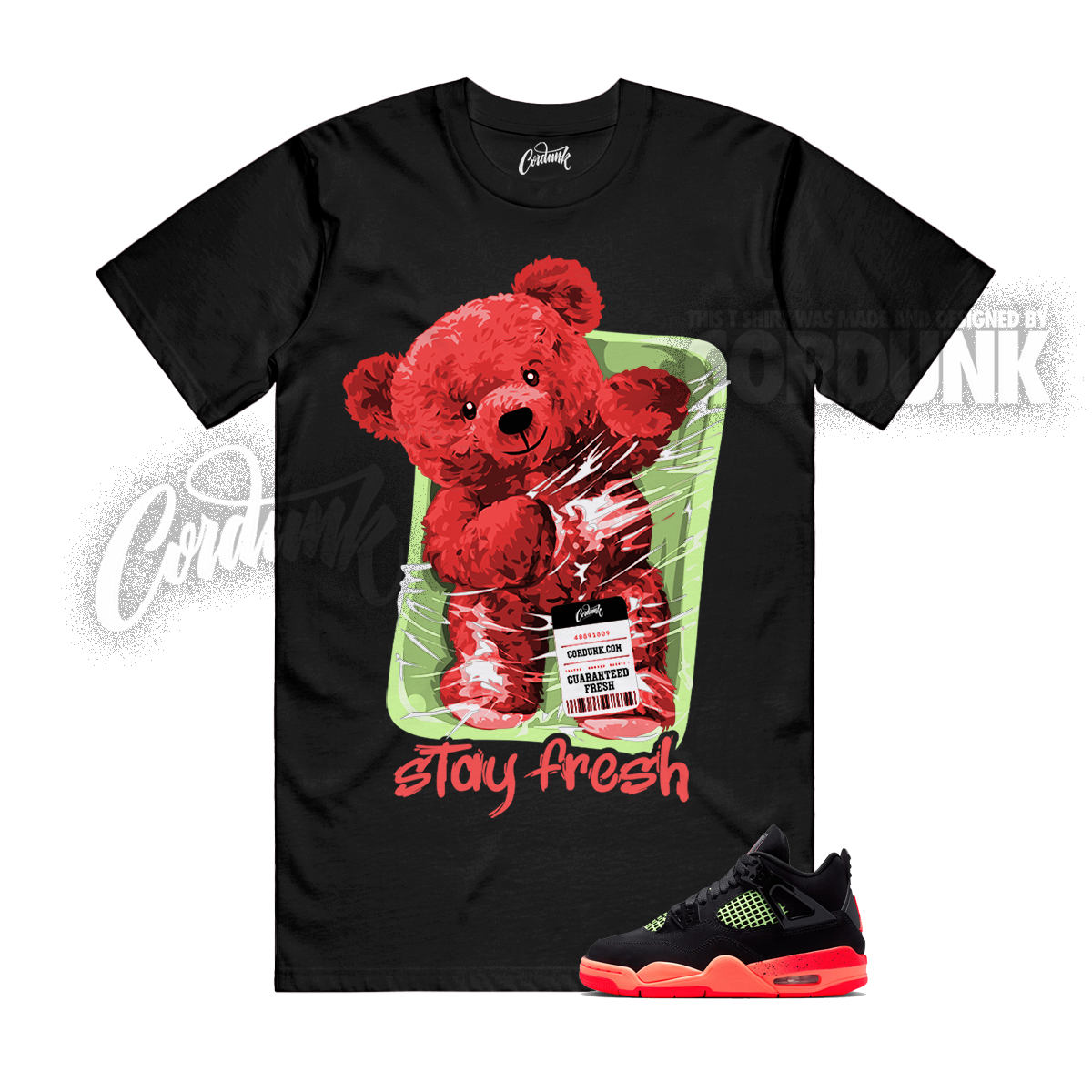 4 Black Infrared Barely Volt Infrared Bright Mango 23 T Shirt Match ...