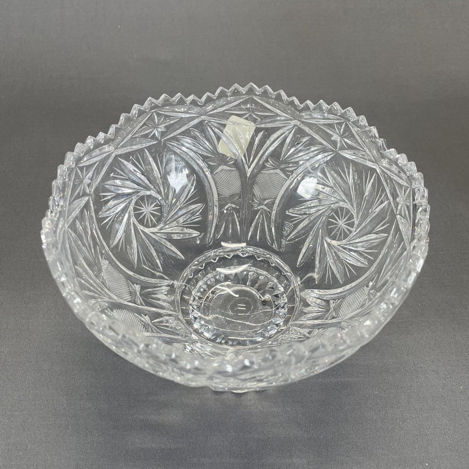 Fairfield Lead Crystal Footed Bowl 6 1/4" Collectors Crystal Galleries ...