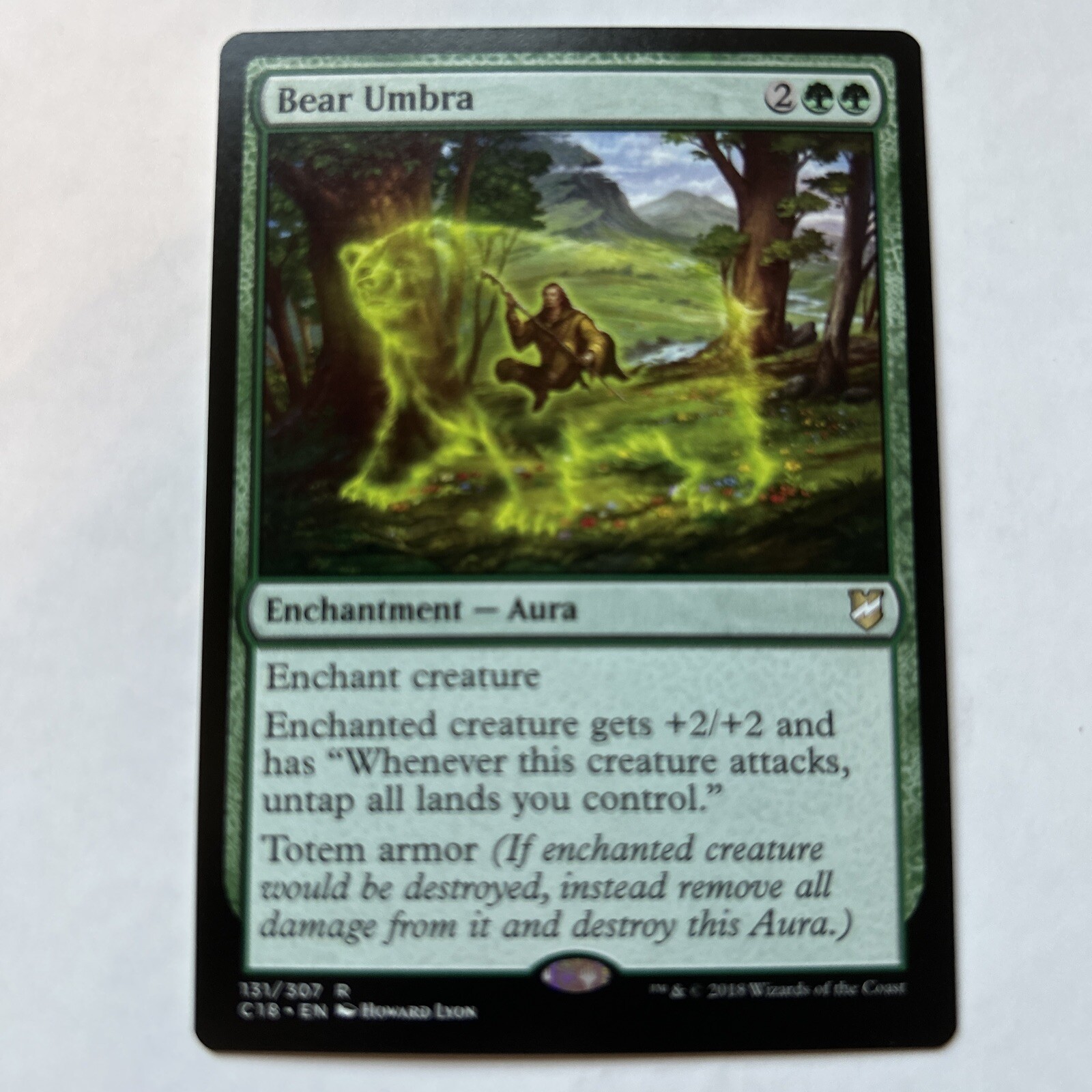 MTG Bear Umbra Commander 2018 131/307 Regular Rare | eBay