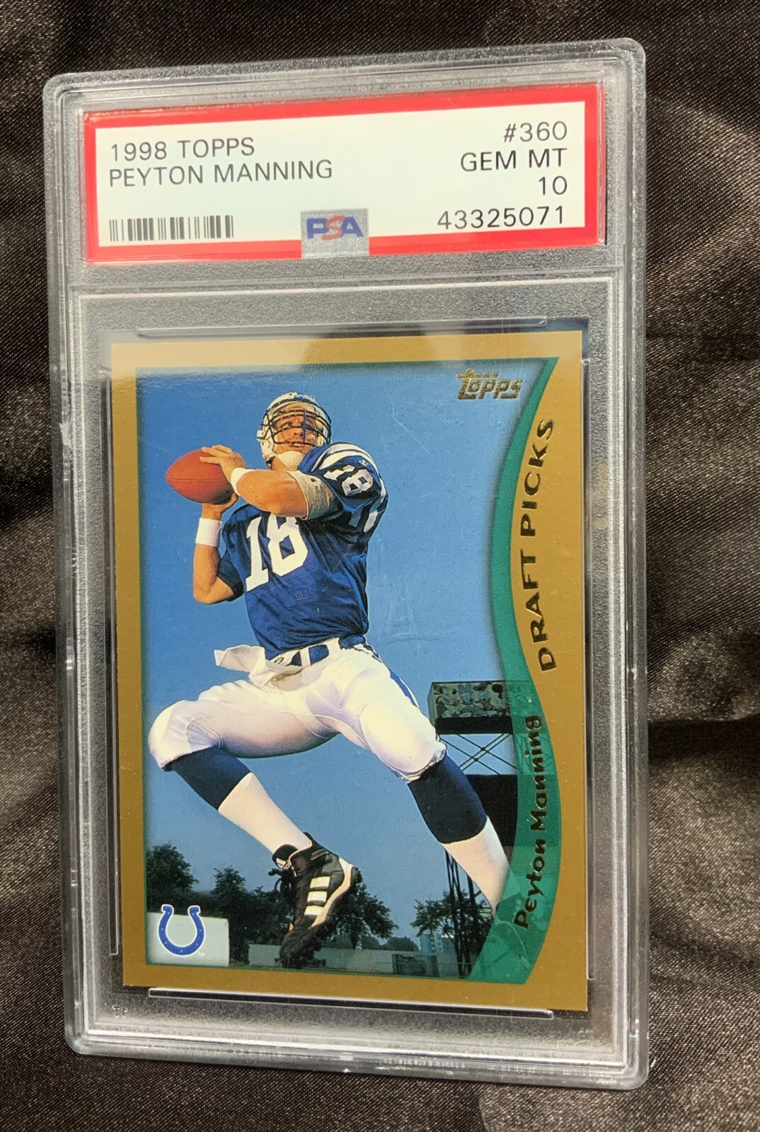 Peyton Manning 1998 Topps #360 Base Price Guide - Sports Card Investor