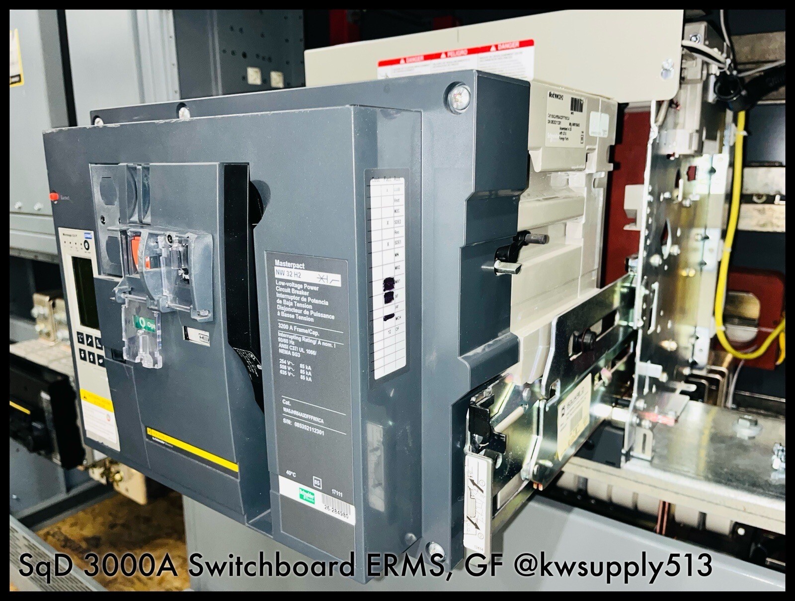 Square D QED 3000A Switchboard 480V 3P/4W with 1600/2000A Sections ERMS ...
