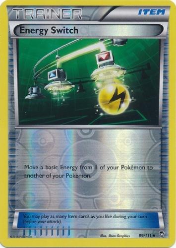 Pokemon TCG Energy Switch XY - Furious Fists #89 Reverse Holo NM | eBay