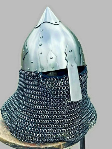 Medieval Viking Helmet Knight Helmet With Aventail X Mass Limited 18 ...