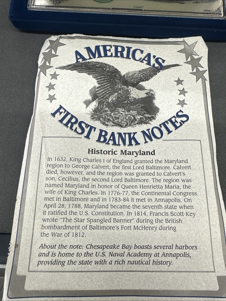 Americas First Bank Notes 4 Troy OZ 999 Fine Silver Bar Limited Edition ...