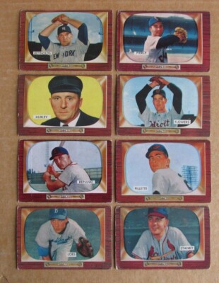 1955 BOWMAN BASEBALL CARD SINGLES #200-320 COMPLETE YOUR SET U-PICK ...