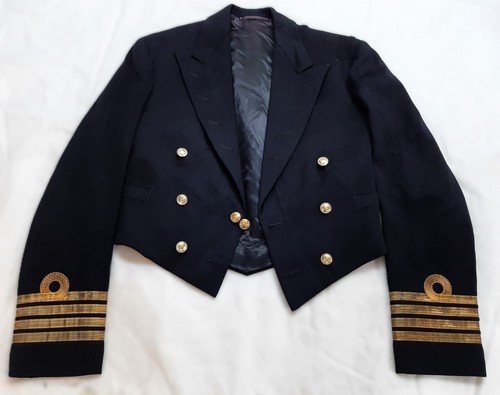 Navy Mess Jacket Captain Rank Curls British Naval 50s Pattern Officers ...