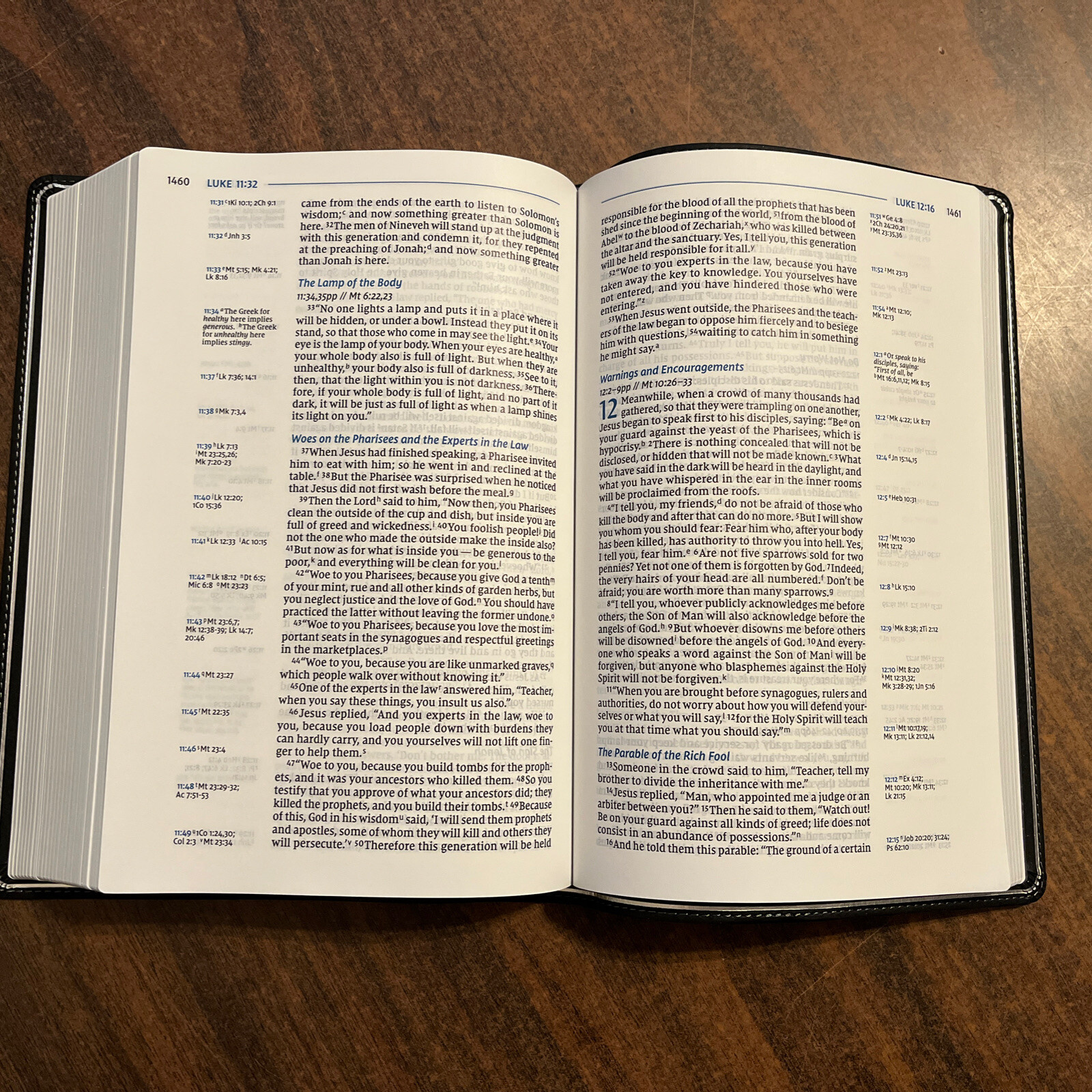 NIV Side-Column Reference Bible, Wide Margin, Leathersoft, Comfort ...