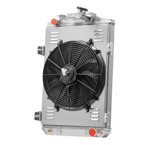 Aluminum 3-Row Radiator Shroud Fan Fit 1930 Chevrolet Chevy Car Chevy ...