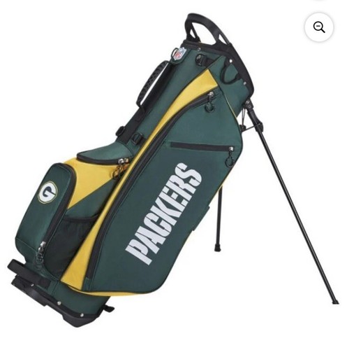 New Wilson NFL Golf bag Green Bay Packers 4 way top | eBay