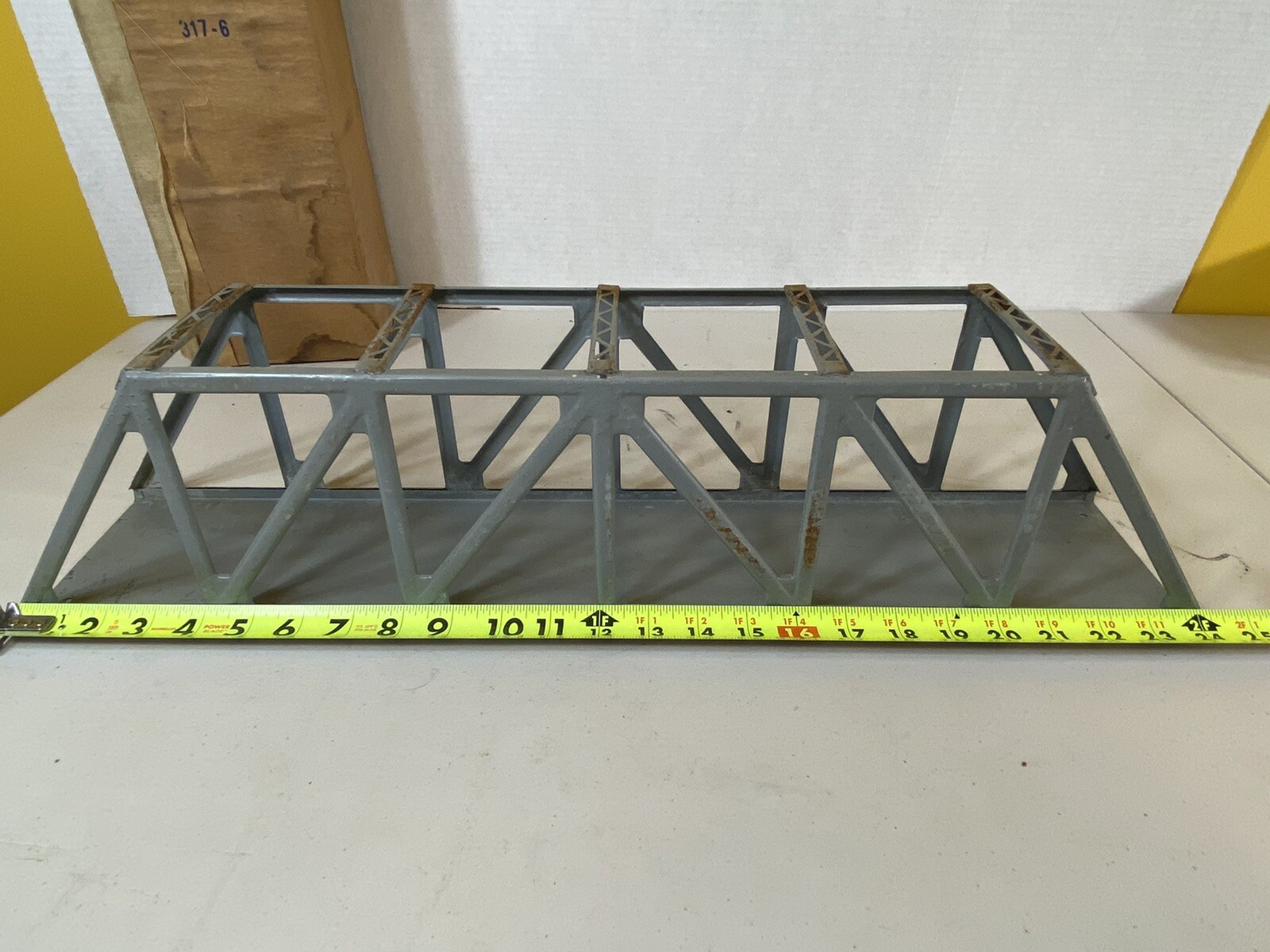 Lionel Trains trestle bridge No. 317-6 model bridge kit orig box 11B65 ...