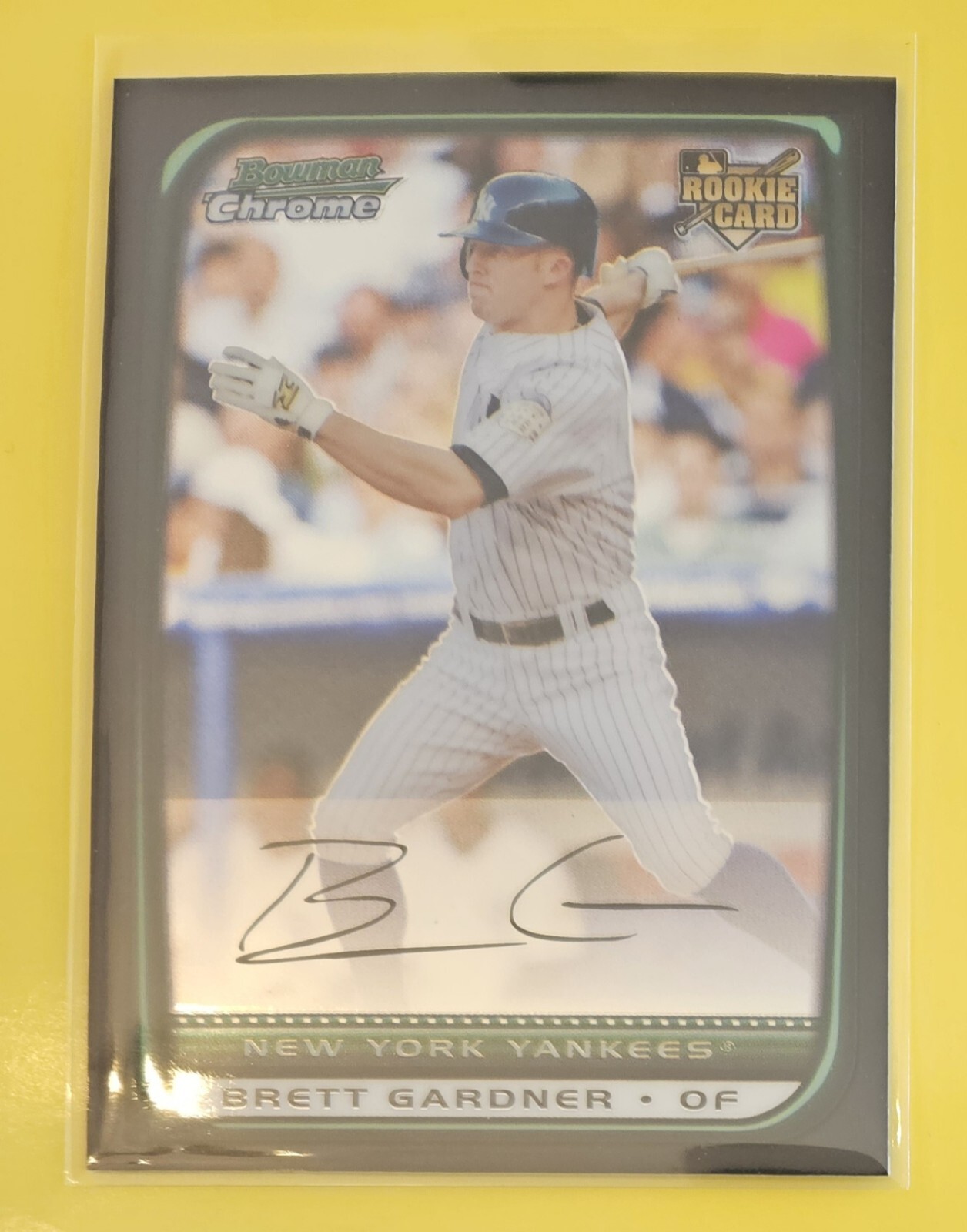 2008 Bowman Chrome Draft #BDP18 Brett Gardner (RC) - New York Yankees ...