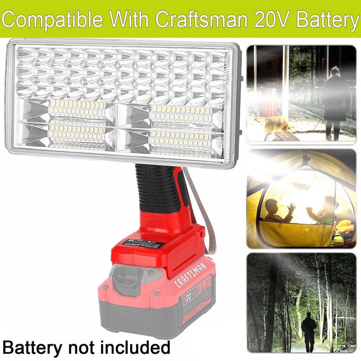 Craftsman Rechargeable Led Work Light 20V Cordless 220 Lumen Work