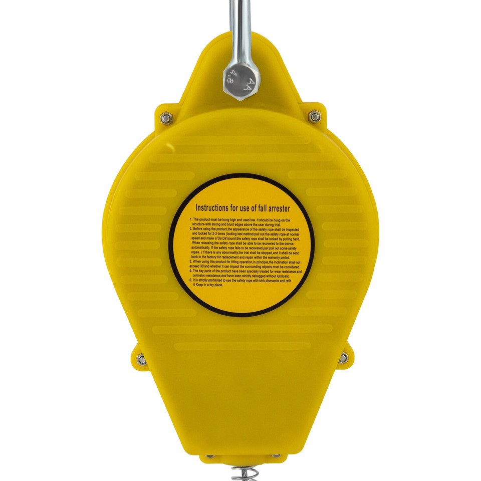 Self Retracting Lifeline 23 ft Fall Arrester Fall Protection Fall ...