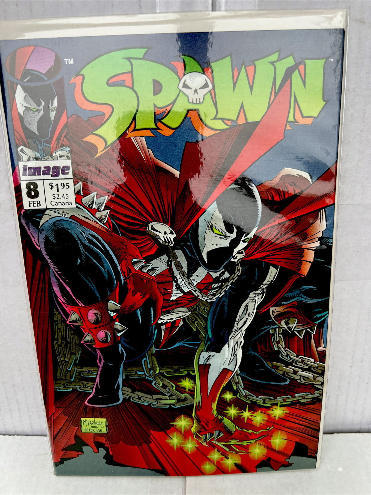 Spawn #8 1993 Image Spider-Man #1 Cover Homage NEW UNREAD BAGGED ...