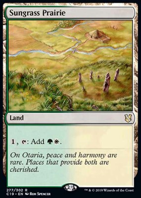 Magic the Gathering MTG Sungrass Prairie (277) Commander 2019 NM | eBay