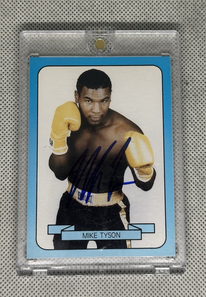 1990 Mike Tyson Living Legend AUTO PSA Authentic And Other AUTO Boxing ...