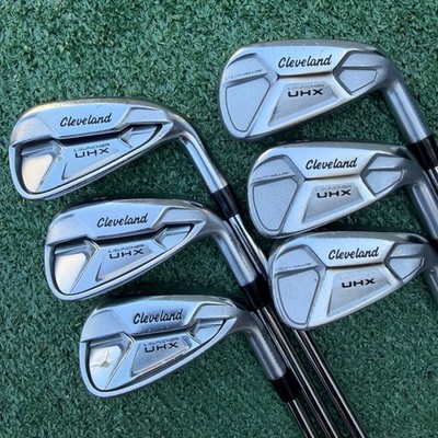 Cleveland LAUNCHER UHX Utility-Hollow 5-PW Irons Stiff Steel Shaft ...