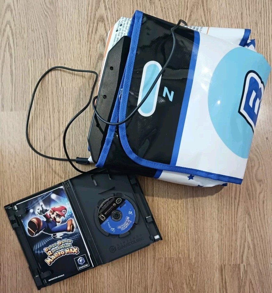 Dance Dance Revolution Mario Mix Bundle GameCube Mat Pad Controller ...
