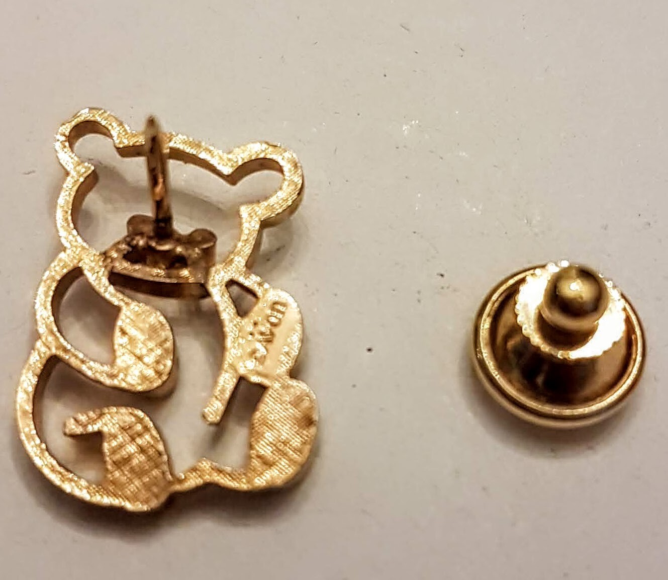 Avon Teddy Bear Scatter Pin Vintage 1980's Adorable … - Gem