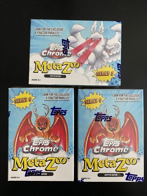 Metazoo Topps Chrome Series 0 Blaster Box Lot of 3 New Sealed! | eBay