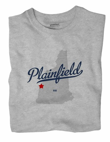 Plainfield New Hampshire NH T-Shirt MAP | eBay