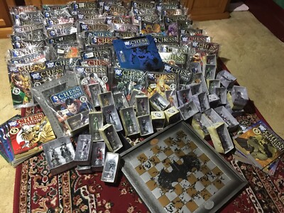 DC Comics Chess Set - Series 1 and 2 PLUS Chess Board & Magazines NEW ...