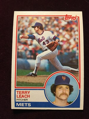 1983 Topps #187 Mets Terry Leach Baseball Card | eBay