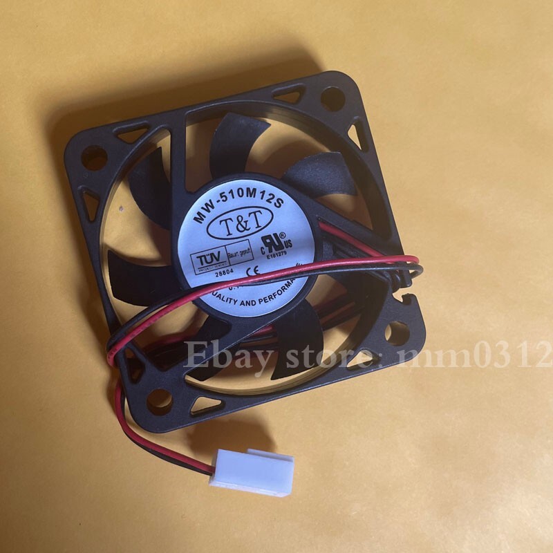 1pcs T & T MW-510M12S DC12V 0.11A 5CM 50 * 50 * 10MM 5010 silent fan | eBay