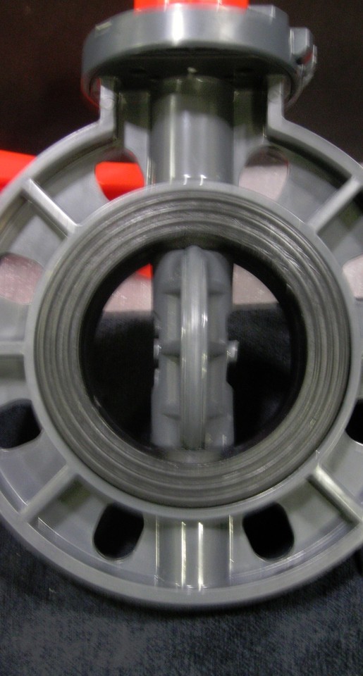 New Sch 80 PVC 8 Inch Butterfly Valve Locking Handle Butterfly Valve ...