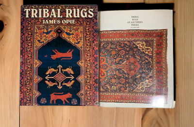 Tribal Rugs Of Southern Persia James Opie, 1992 Tolstoy Press 2 Book ...