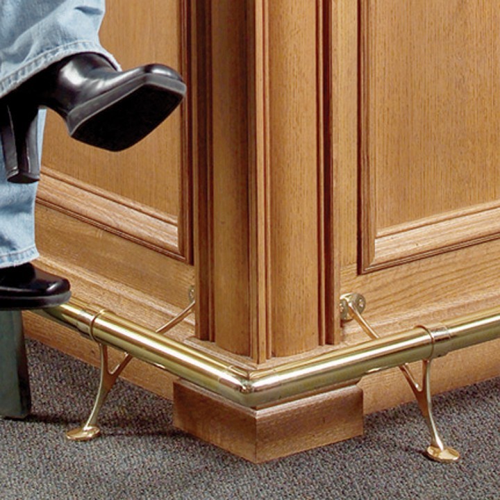 Brass Brackets-Foot Rest Supports-Bar Foot Rail-Foot Rest-Pub Rails 2 ...