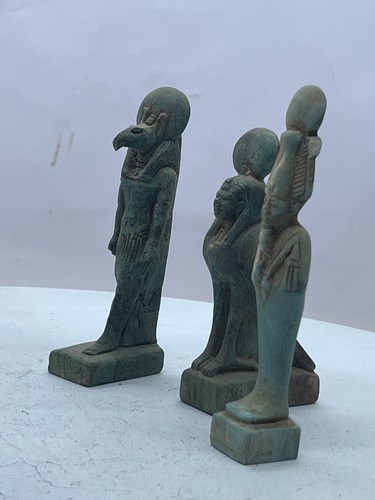 Ancient Egyptian Statues God BA With Thoth and Amun from Egyptian ...