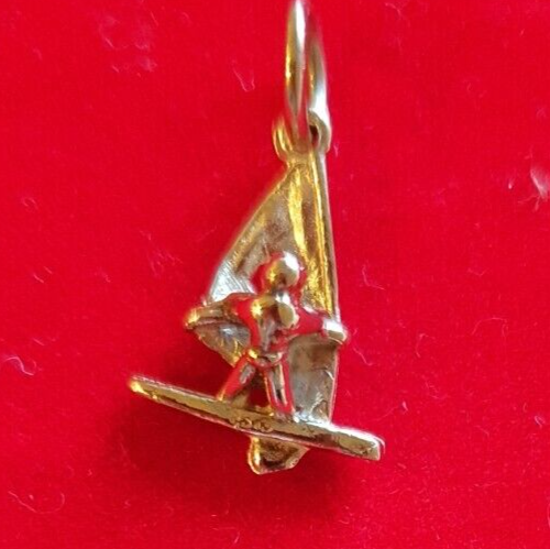 NEW 9ct Yellow Gold Solid Wind Sailing Charm 3D 375 Pendant 9K Carat ...