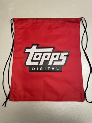 NYCC 2022 TOPPS Exclusive Drawstring Shoulder Backpack Bag - Red | eBay