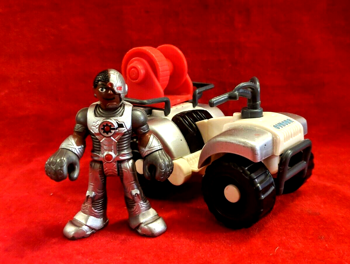 Fisher-Price Imaginext DC Super Friends Cyborg Action Figure & ATV ...