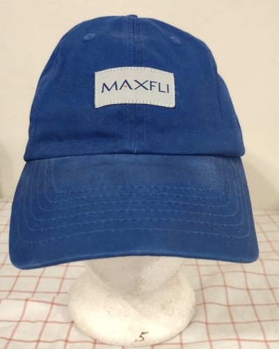 Maxfli Golf Logo Cap Hat Blue Strapback Embroidered Lexi Thompson | eBay