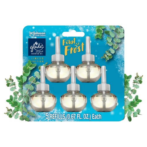 5-Count Glade PlugIns Scented Oil Air Freshener First Frost Limited ...