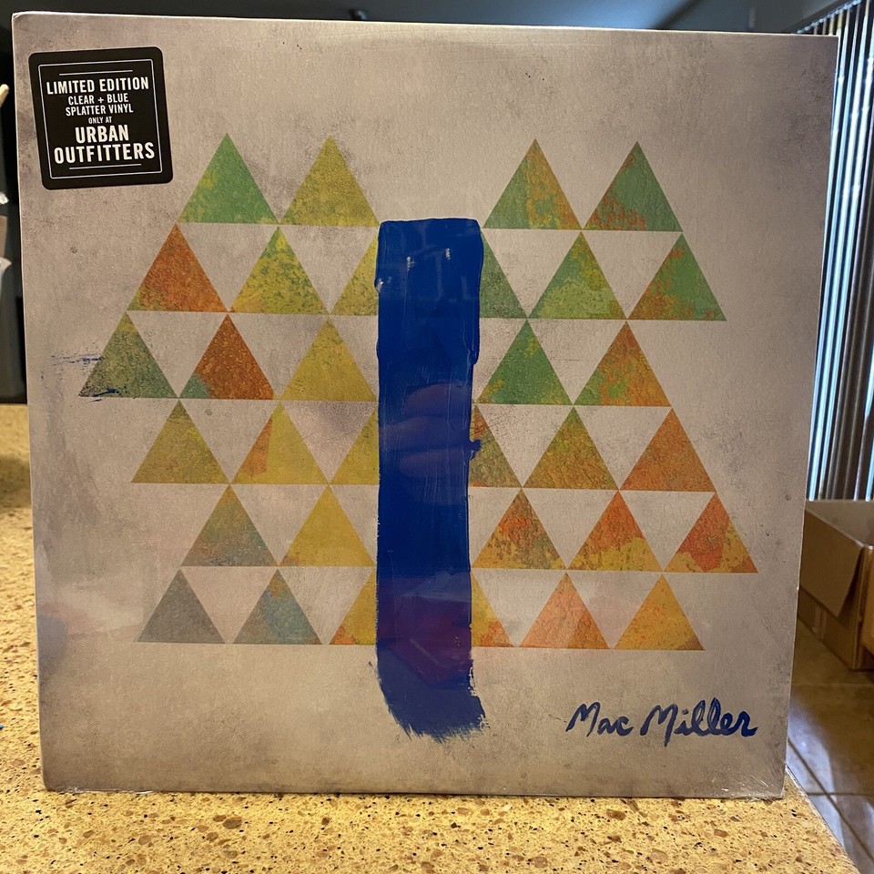Sealed Mac Miller Clear Blue Slide Park Swirl Vinyl Record Urban ...